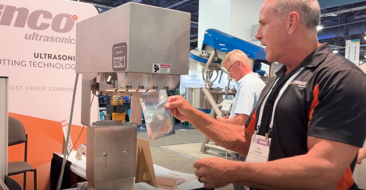 Sellado ultrasónico servoaccionado para alimentos de Rinco | Mundo EXPO PACK